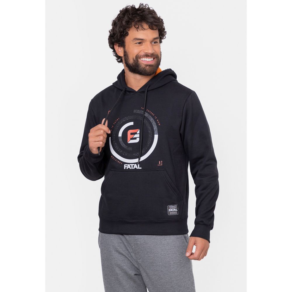 Moletom Fatal Fechado Wario Preto - Urbane