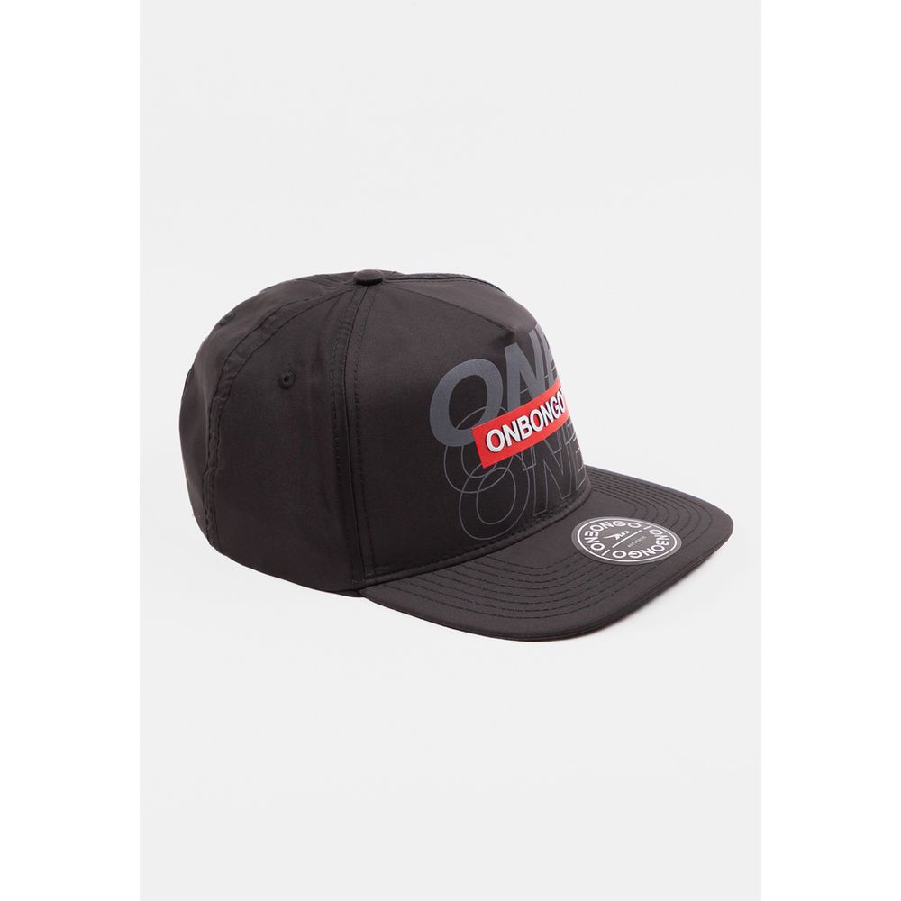 Boné Onbongo Snapback Aba Curva Preto - Urbane