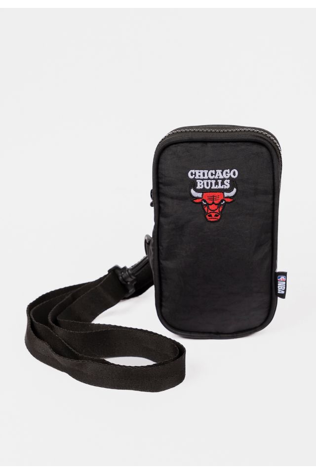 Bolsa NBA Shoulder Bag Chicago Bulls Preta - Urbane