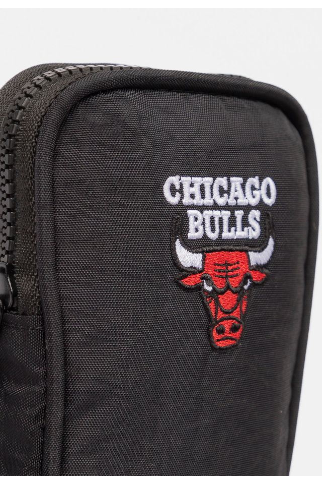 Bolsa NBA Shoulder Bag Chicago Bulls Preta - Urbane