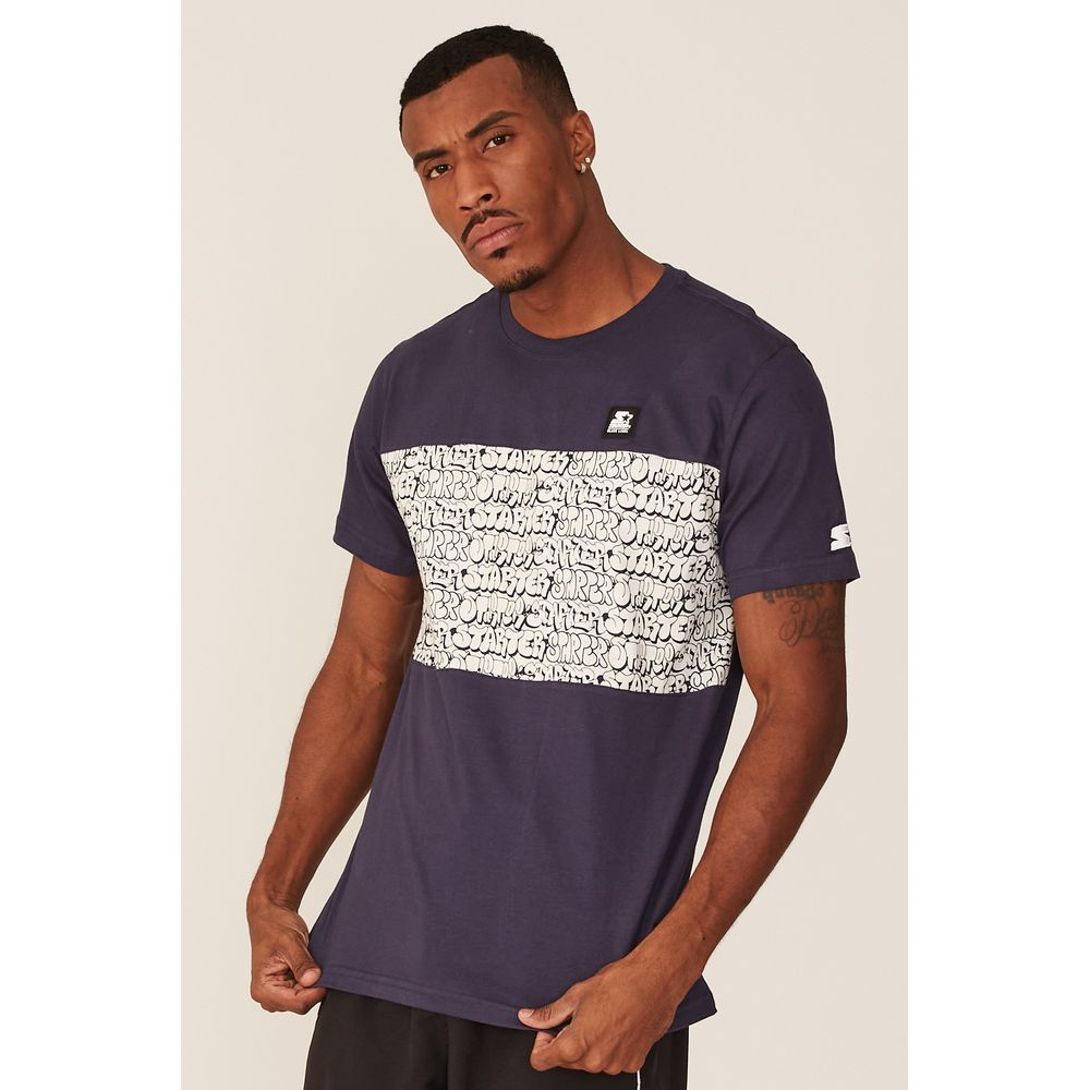 Camiseta Starter Especial Azul Marinho - Urbane