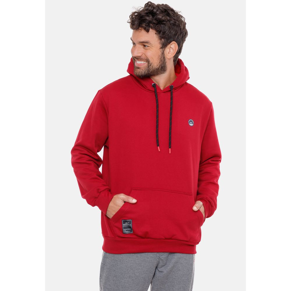 Moletom Oneill Canguru Fechado Bordô - Urbane