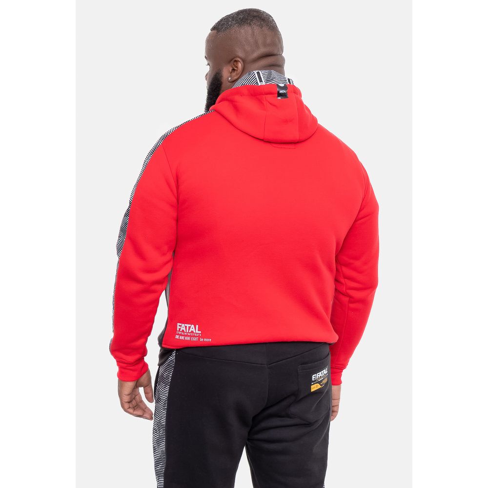 Moletom Fatal Plus Size Canguru Aberto Vermelha - Urbane