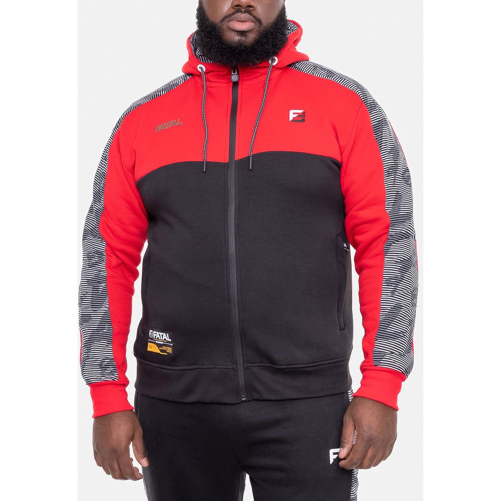 Moletom Fatal Plus Size Canguru Aberto Vermelha - Urbane