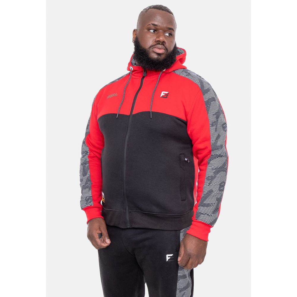 Moletom Fatal Plus Size Canguru Aberto Vermelha - Urbane