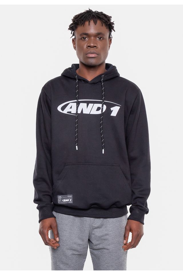 Moletom AND1 Logo Preto - HawaiianDreams