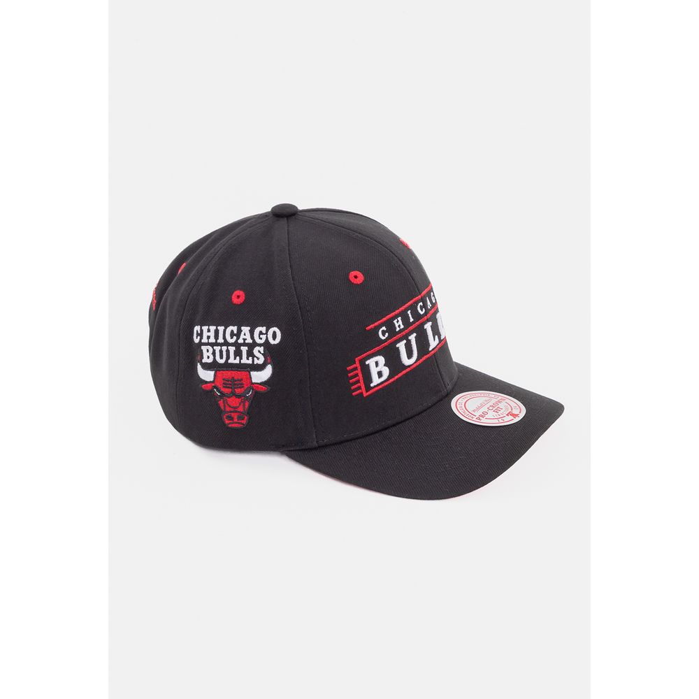 Boné Mitchell & Ness Aba Curva Chicago Bulls Preta - Starter