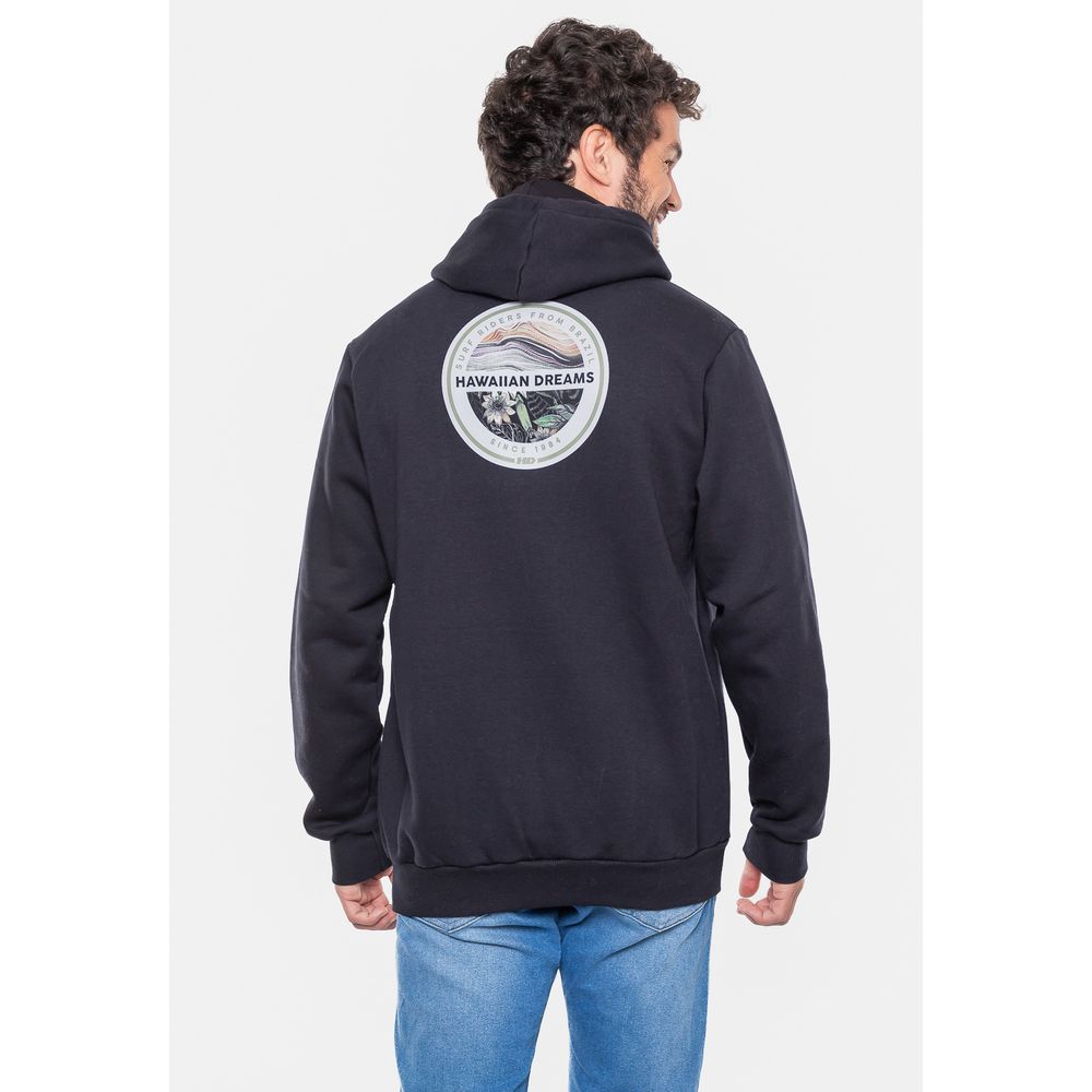 Moletom HD Canguru Masculino Riders84 Preto - Urbane