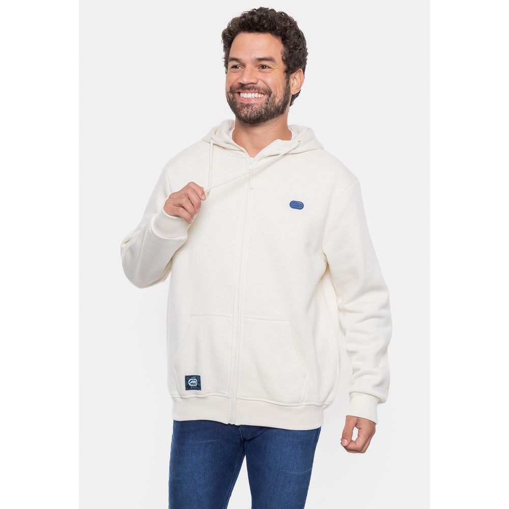 Moletom Ecko Fashion Basic Aberto Off White - Urbane