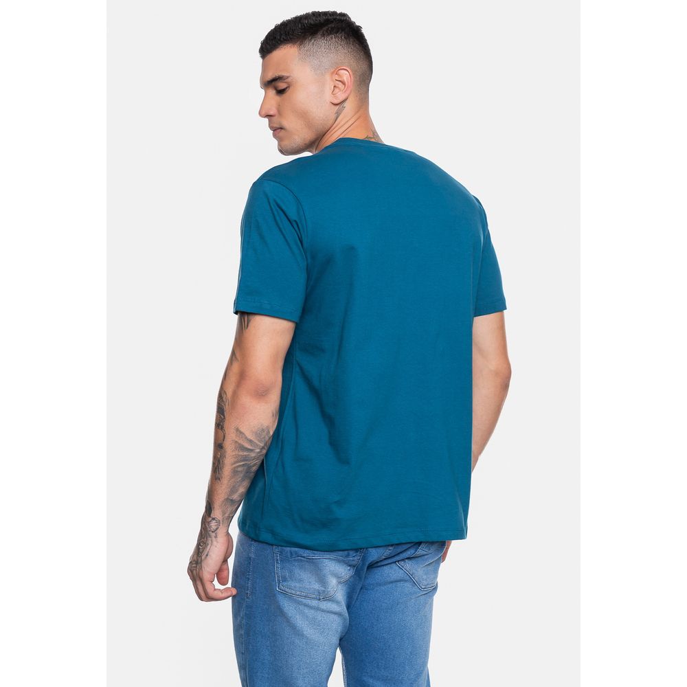 Camiseta Ecko Masculina Minimal Azul Tempestade - Starter
