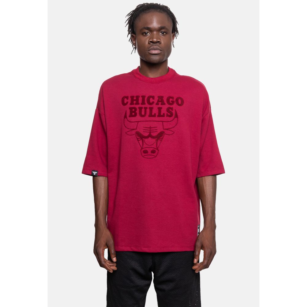 Camiseta NBA Logo Surton Chicago Bulls Vinho - Urbane