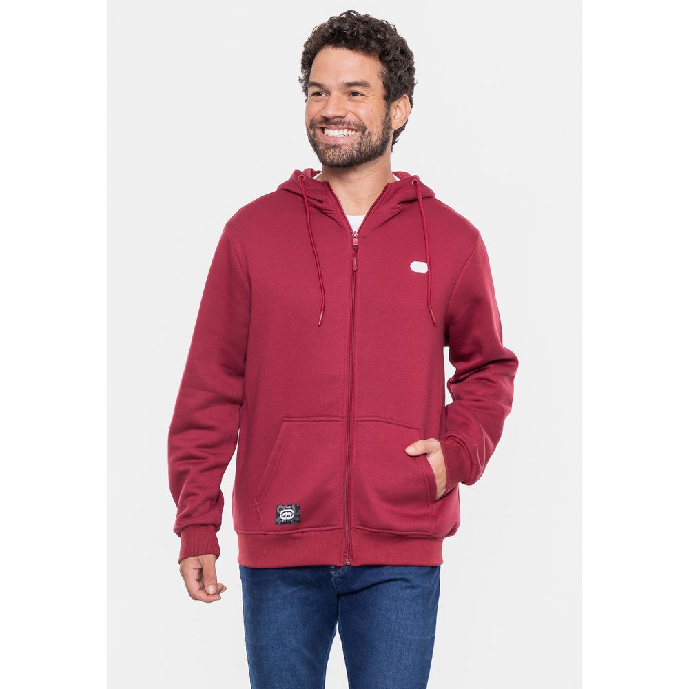 Moletom Ecko Fashion Basic Aberto Vinho - Urbane
