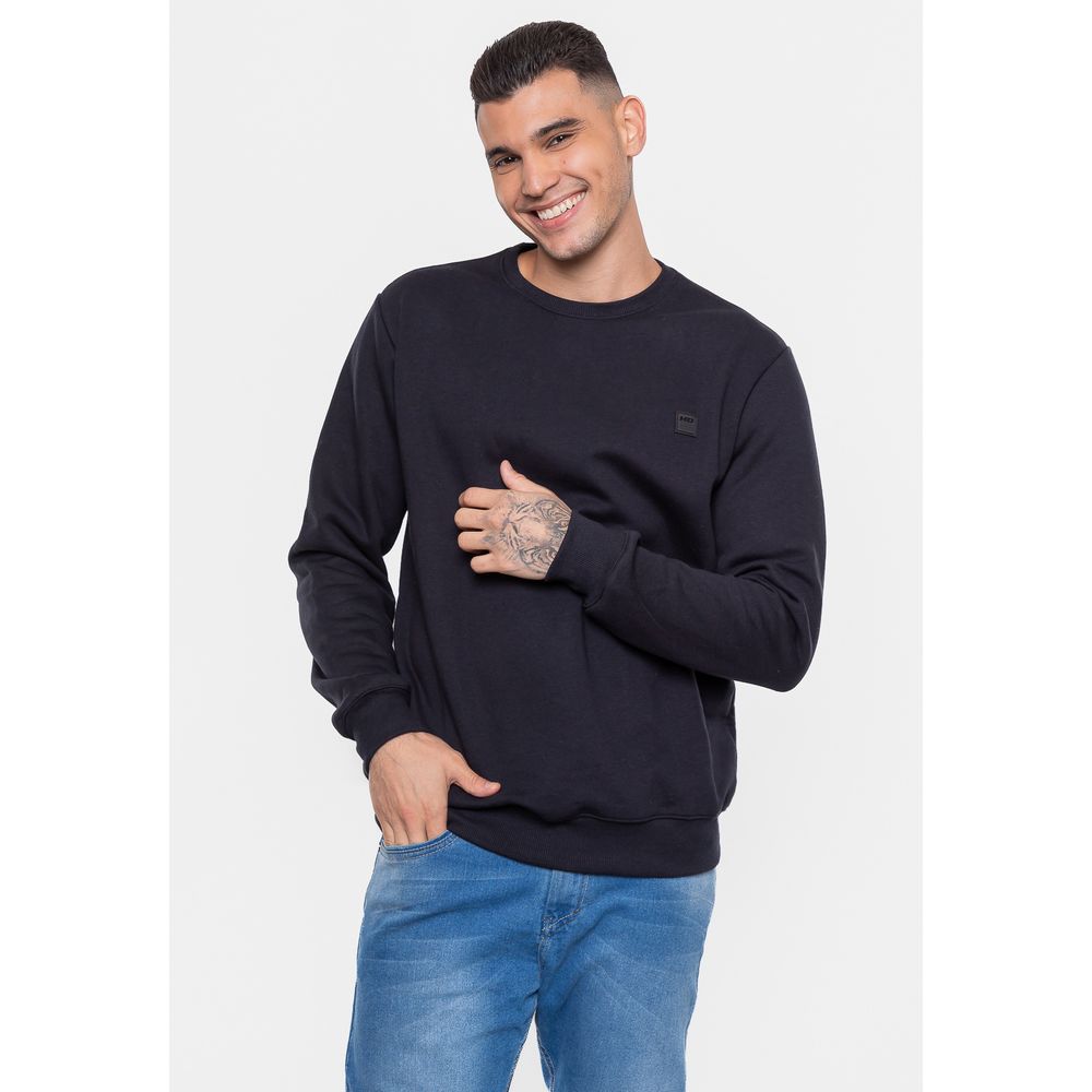 Moletom HD Masculino Fashion Basic Preto - Urbane
